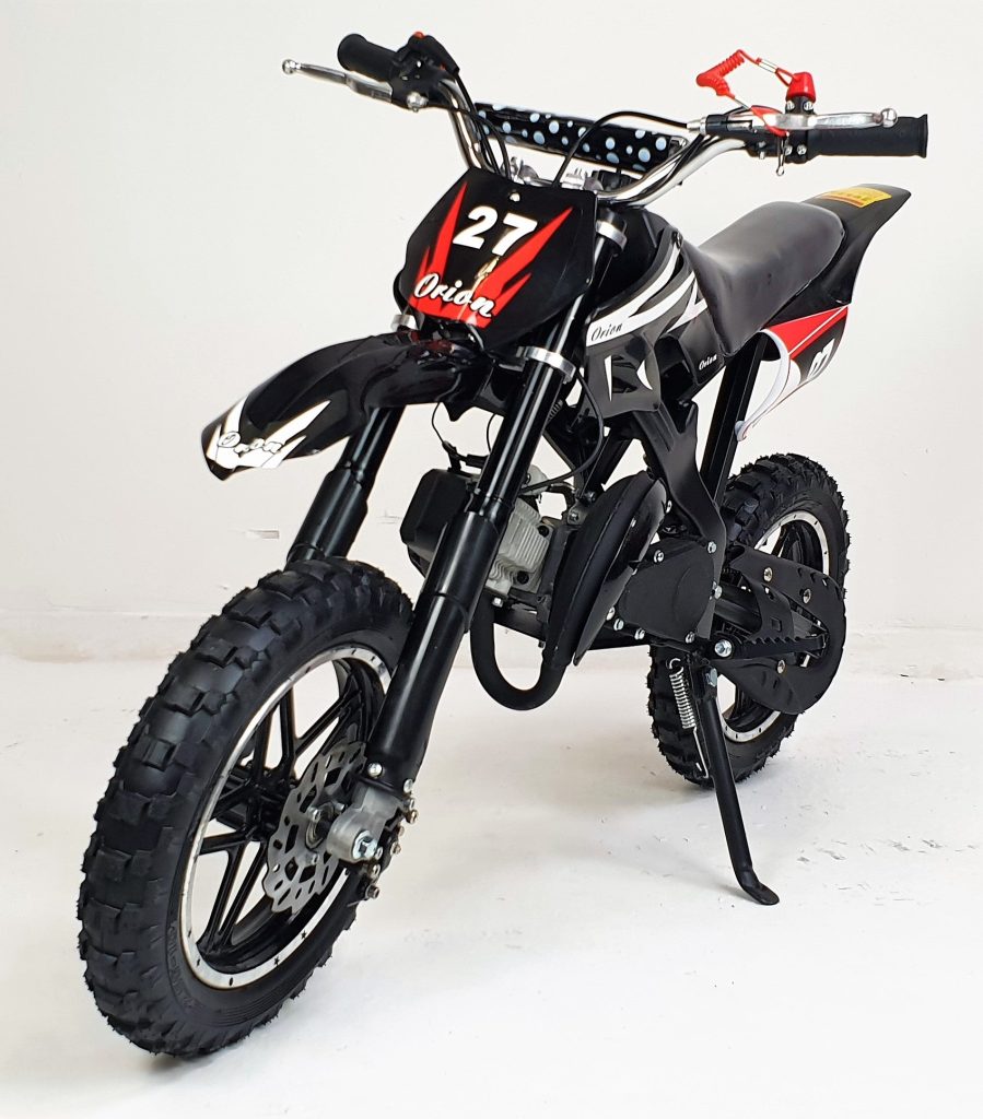 50cc Mini Dirt Bike Orion – Black – Aria Bikes