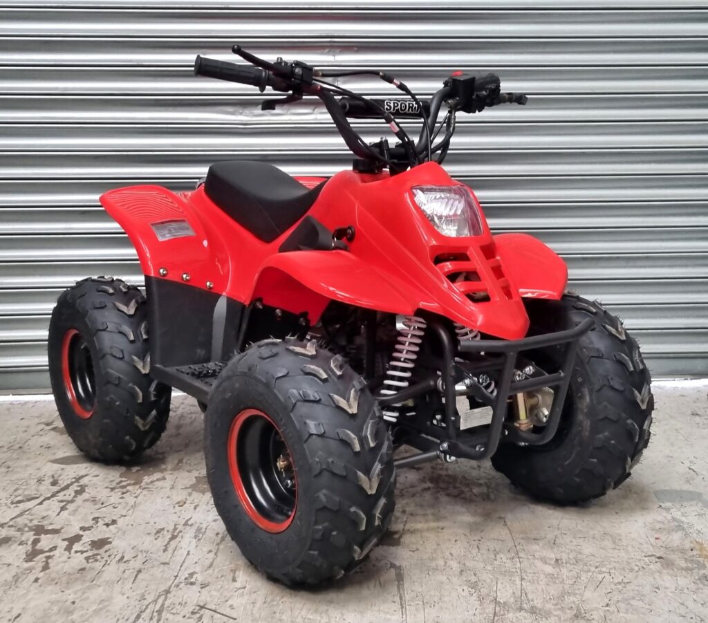 110cc Quad Bike – Red – Aria Bikes